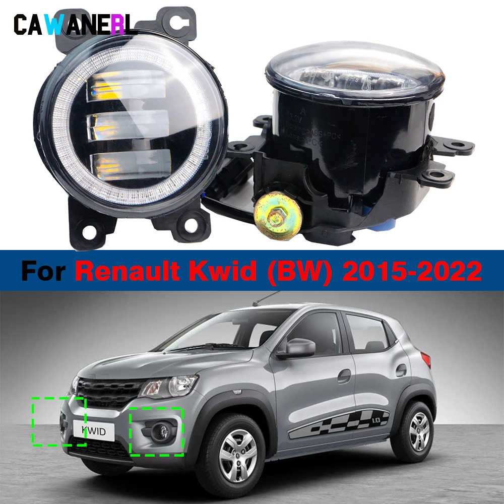 2-Pcs-Car-LED-Fog-Light-Angel-Eye-Daytime-Running-Fog-Lamp-DRL-H11-For ...