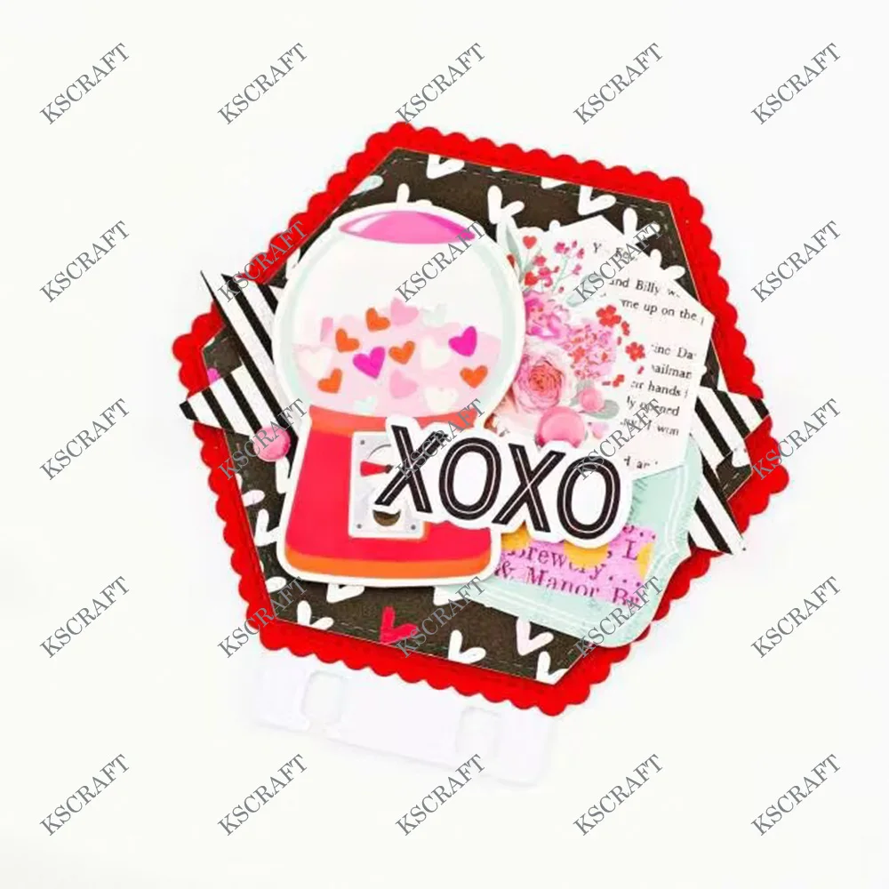 KSCRAFT Nested Hexagon Memorydex Frames Cutting Dies Stencils for DIY ...