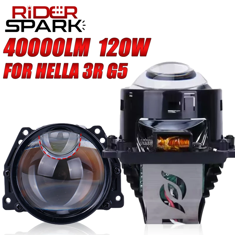 3-Inch-Bi-LED-Projector-Lenses-For-Headlight-Hella-3R-G5-6000K-Auto ...