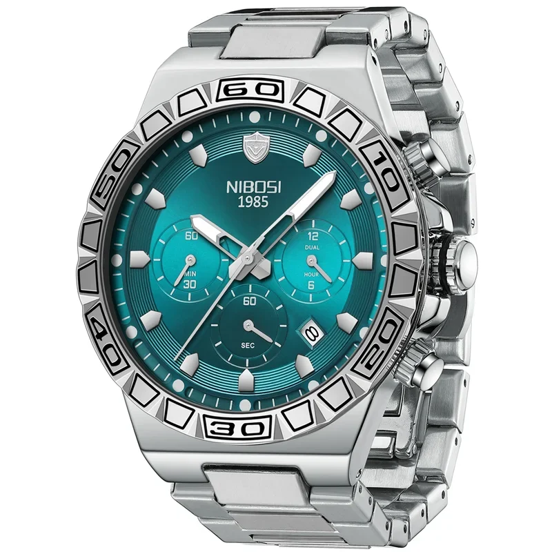 NIBOSI-Luxury-Men-Watch-Waterproof-Luminous-Chronograph-Date-Stainless ...