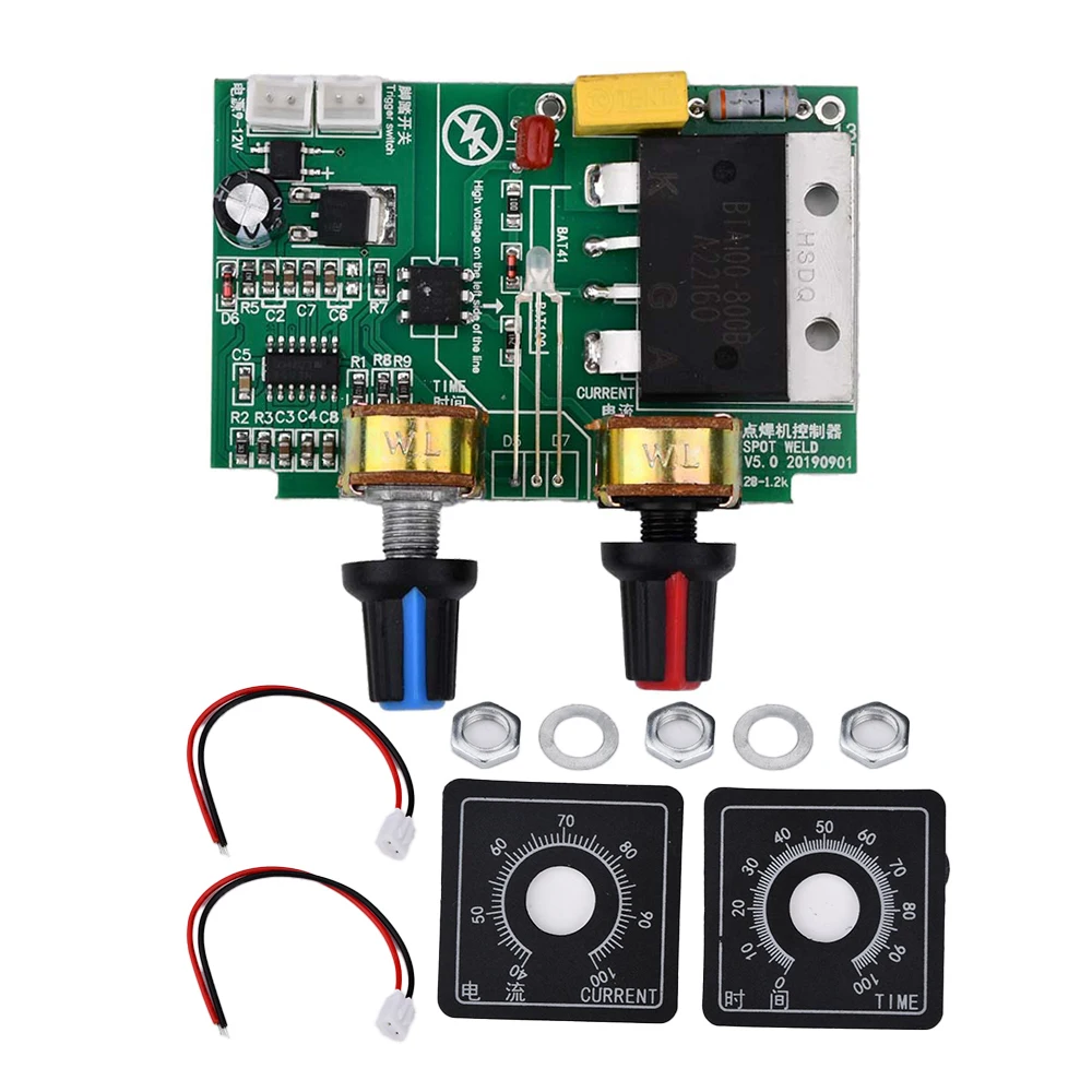 40A-100A-DIY-Spot-Welding-Machine-Time-and-Current-Control-Board-Spot ...
