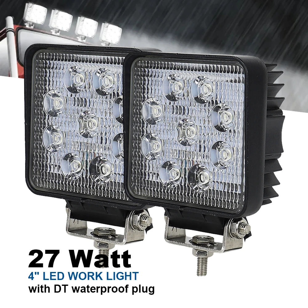 27W-4-Fog-Light-12V-24V-LED-Work-Light-Bar-Offroad-4X4-Spotlight-for ...