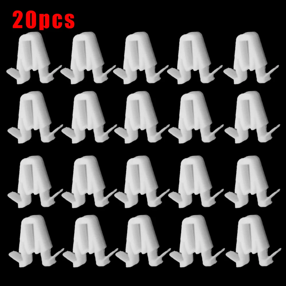 Premium For Toyota Door & Garnish Moulding Clips 20pcs Set White ...