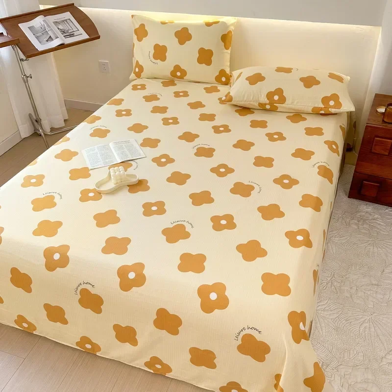 Solid-Color-Simple-Thickened-Quilt-Three-piece-Set-Aerobic-Jacquard ...