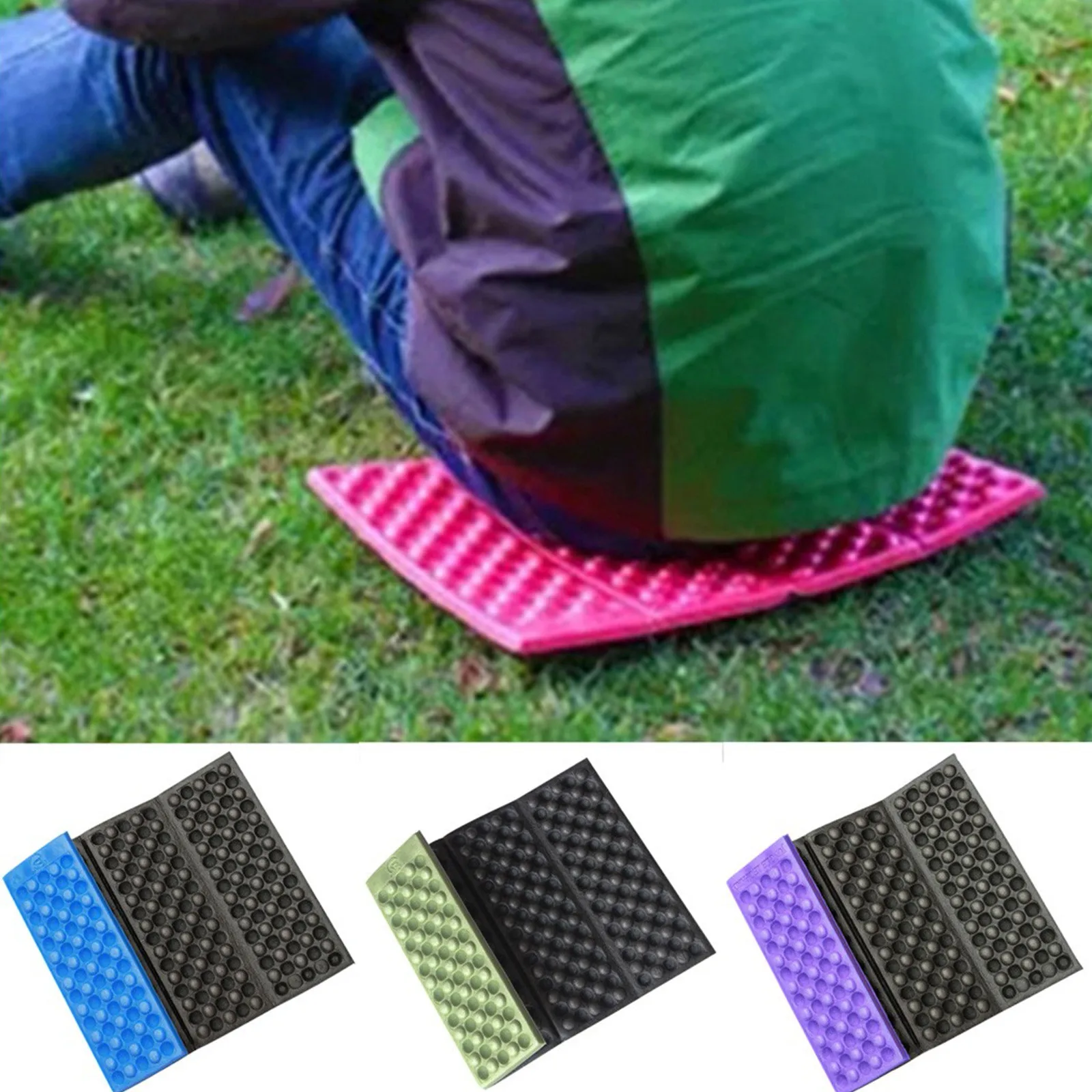 1PCS-Portable-Camping-Foam-Pad-Sit-Pad-Waterproof-Foam-Seat-Pad-Outdoor ...