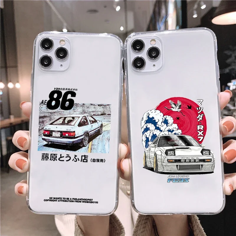 Drift-Japanese-Anime-AE86-Initial-D-Phone-Case-For-iPhone-13-12-11-14 ...