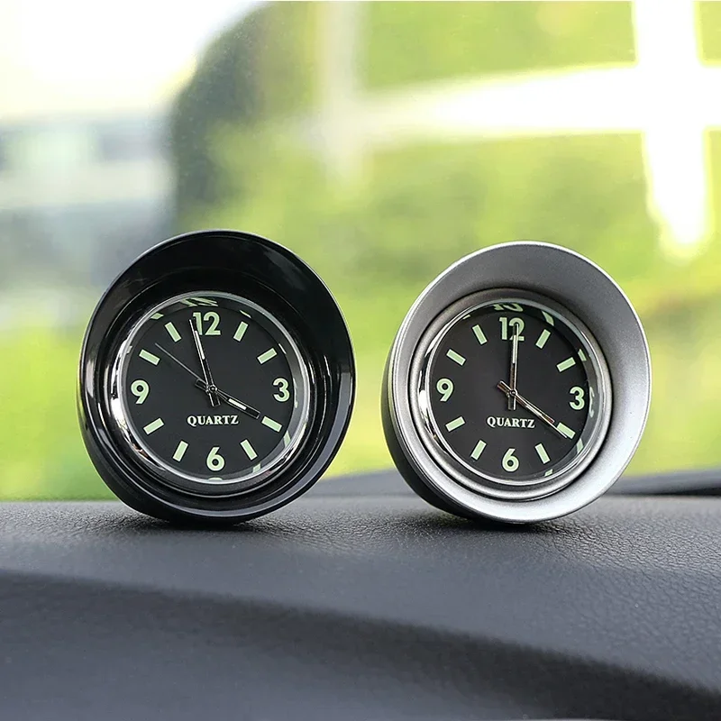 Car-Ornament-Luminous-Quartz-Round-Clock-Automobile-Dashboard ...