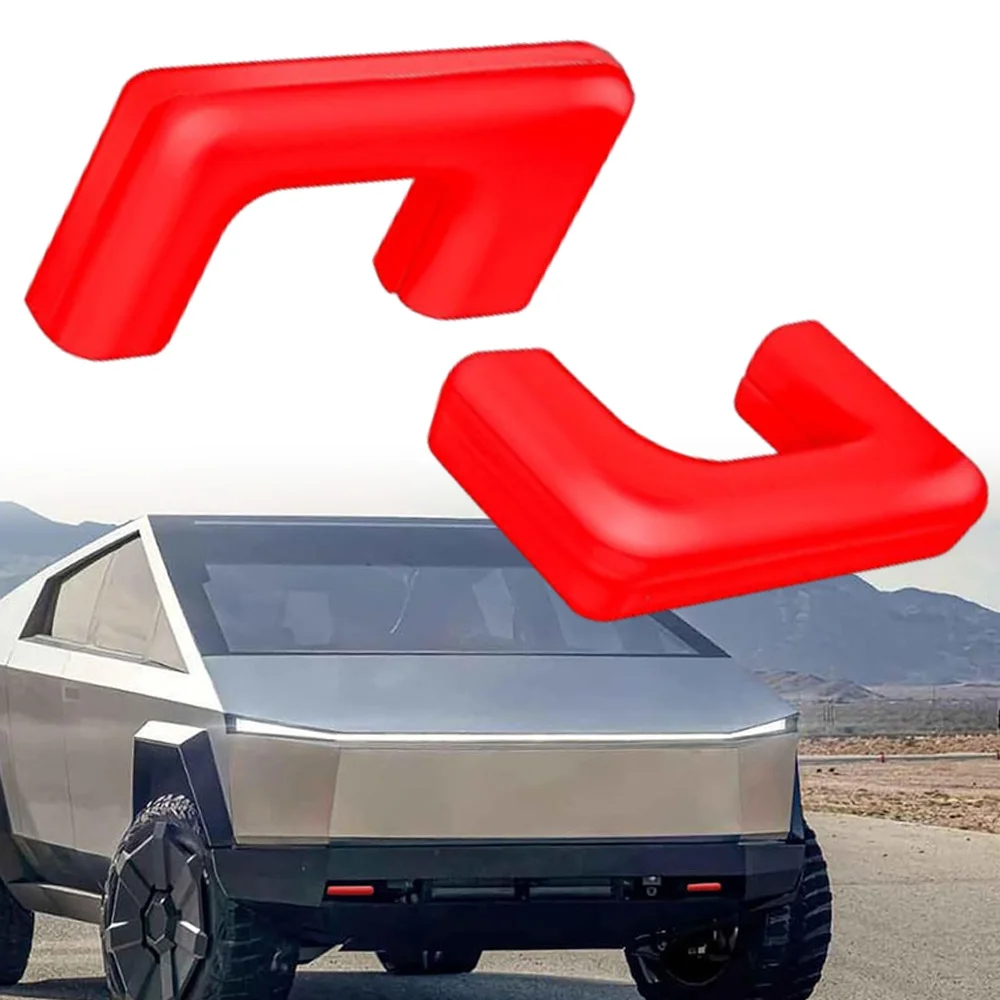 2pcs For Tesla Cybertruck 2024–2025 Tow Hook Covers Front Tow Hook ...