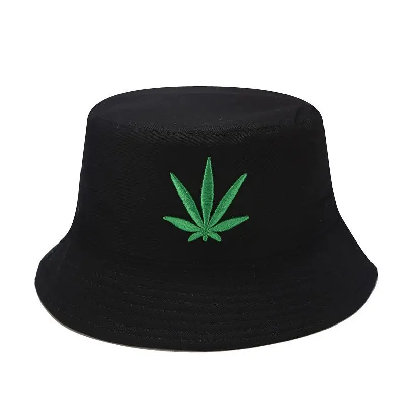 Maple-Leaf-Bucket-Hat-Summer-Hat-Weed-leaf-Women-Men-Panama-Flat-Caps ...