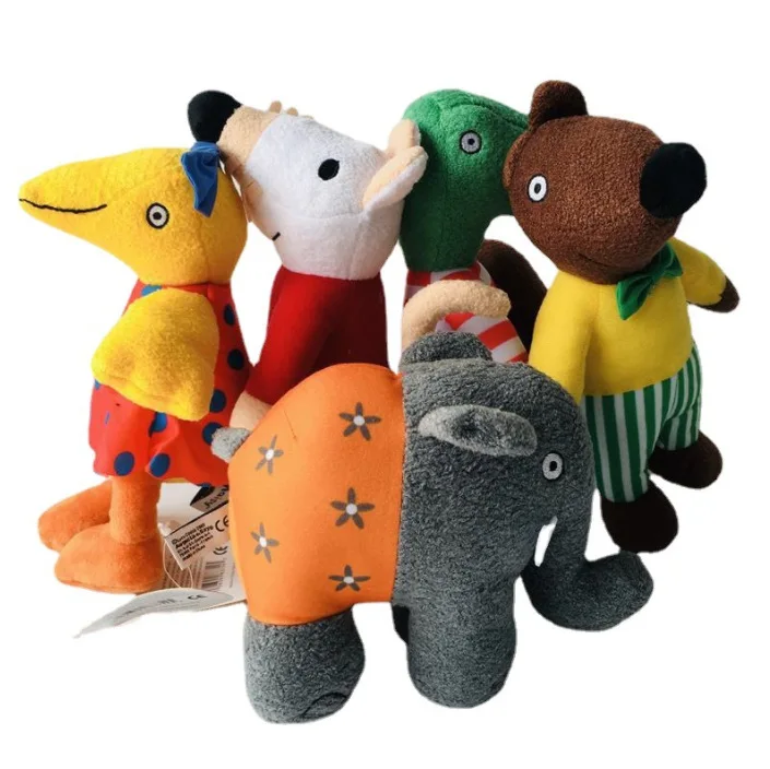 25cm Maisy Mouse And Friends Plush Toys Squirrel Crocodile Cute Soft ...