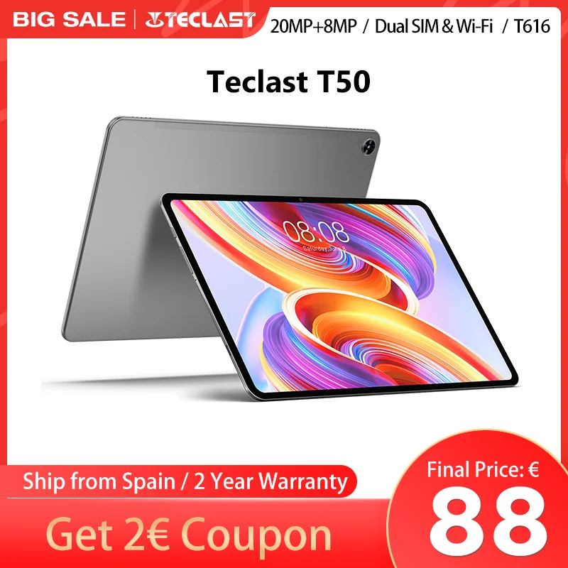 TECLAST-T50-2K-tablet-11-inch-Android-12-13-8GB-RAM-128GB-256GB-ROM-TF ...