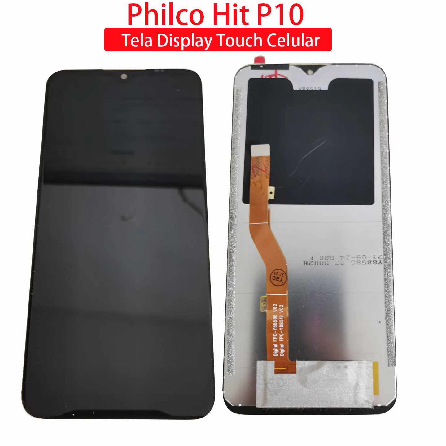 100% testado display lcd para philco hit p10 lcds digitador da tela de ...