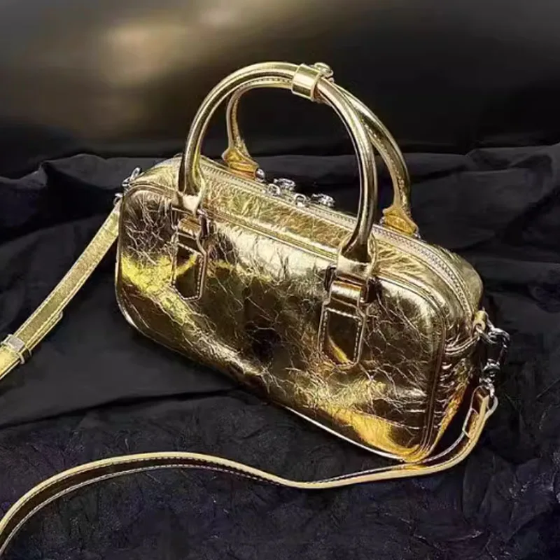 Gold-and-Silver-Retro-Shoulder-Bag-Women-Handbag-2024-New-High-Quality ...