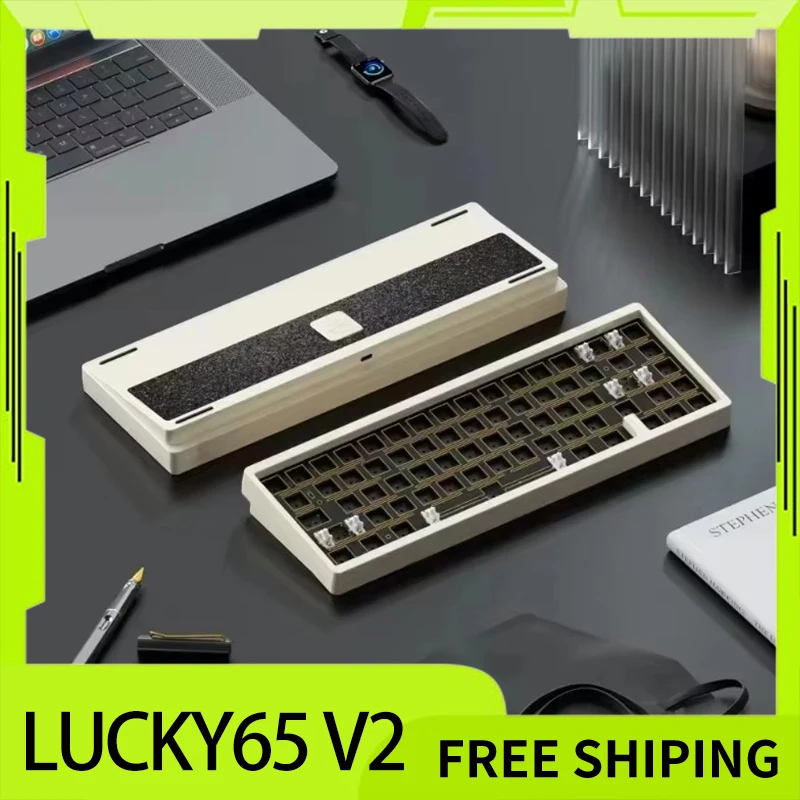 Weikav-Lucky65-V2-Mechanical-Keyboard-Kit-Aluminium-Alloy-3-Mode-Custom ...