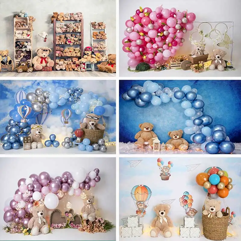 Baby-1st-Birthday-Party-Backdrops-For-Kids-Cake-Smash-Photography ...