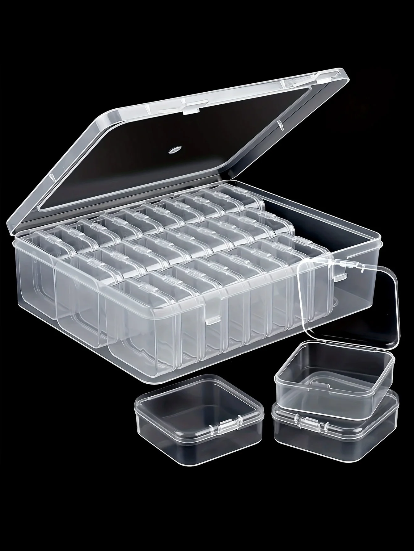1/2 Set Of 30 Pcs Versatile Small Item Organizer for Jewelry Hardware ...