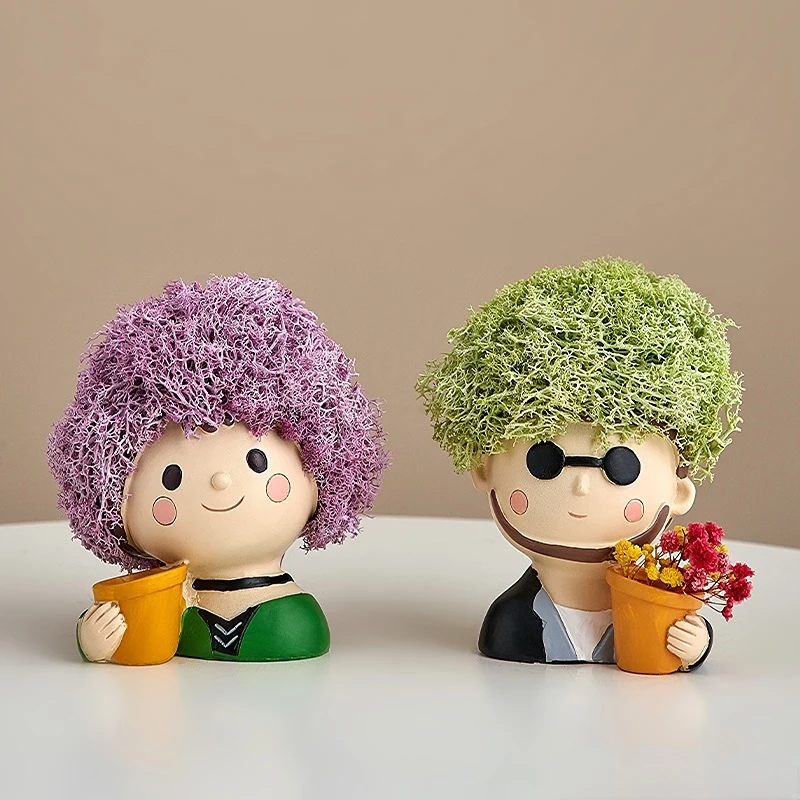 Pots-de-fleurs-en-forme-de-dessin-anim-Leon-et-Mathilda-jardini-res-d ...