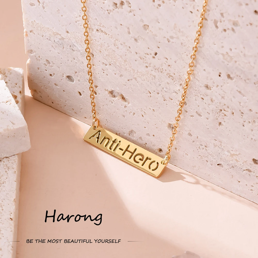 Harong-Taylor-the-Swift-Anti-Hero-Music-Album-Necklace-Stainless-Steel ...