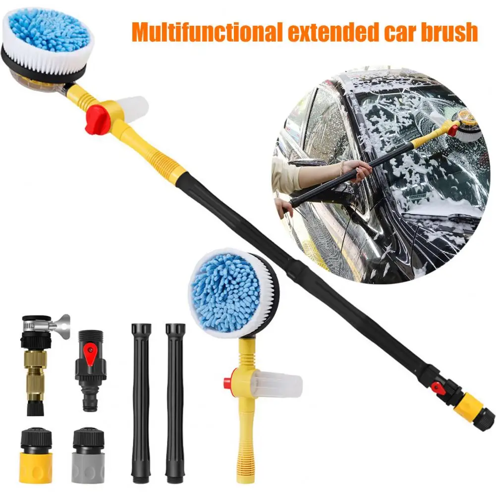 Car-Rotary-Wash-Brush-Kit-360-Degree-Automatic-Rotating-Adjustable-Dip ...