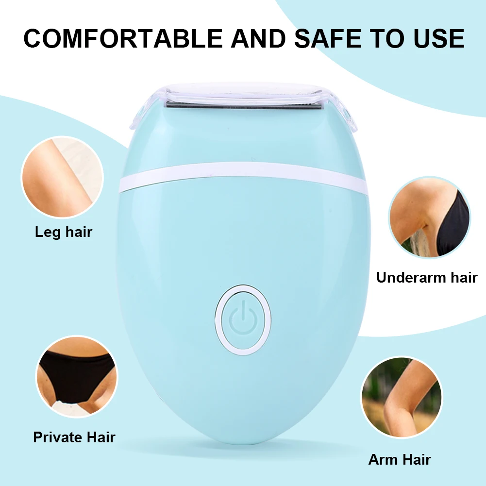 Portable-Women-Epilator-with-4-Replacement-Head-Waterproof-Women-Shaver ...