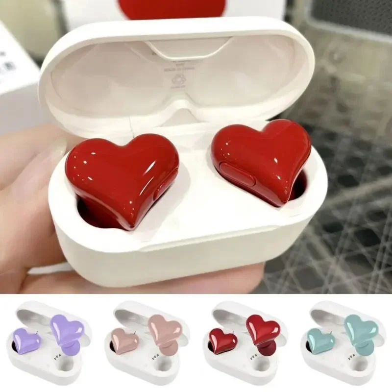 New-Original-Bluetooth-Wireless-Headphones-Heart-Shaped-Earphones-woman ...