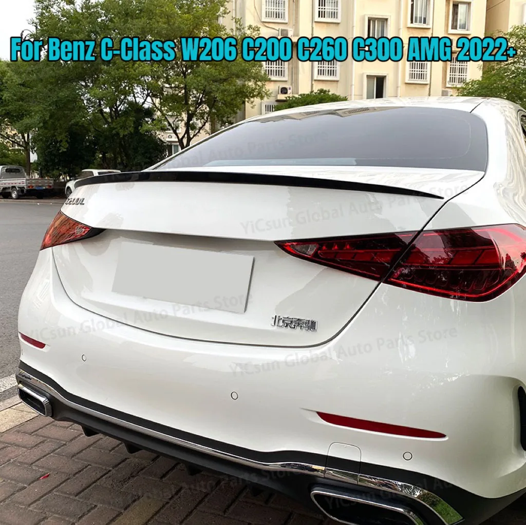 Rear-Spoiler-Wing-For-Mercedes-Benz-C-Class-W206-C200-C260-C300-C43-C63 ...