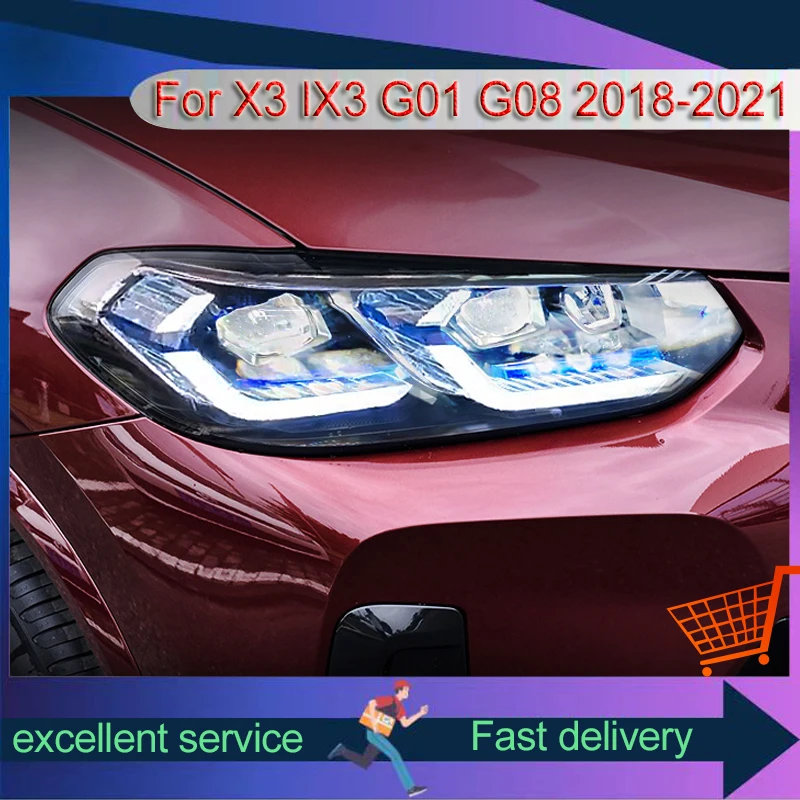 New-Style-Headlight-For-BMW-X3-IX3-G01-G08-2018-2021-Automobile ...