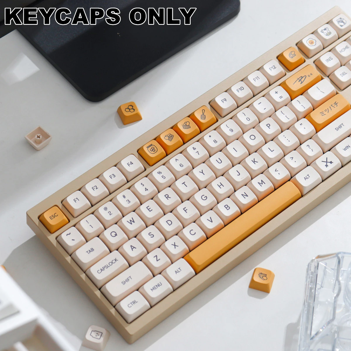 138-Keys-Honey-Milk-PBT-XDA-Height-Keycaps-Dye-Sublimated-Keycap-Set ...