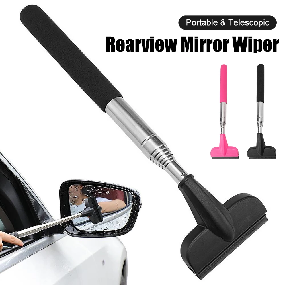 Portable-Rainy-Glass-Window-Cleaning-Tool-Wiper-Extendable-Handle-Car ...