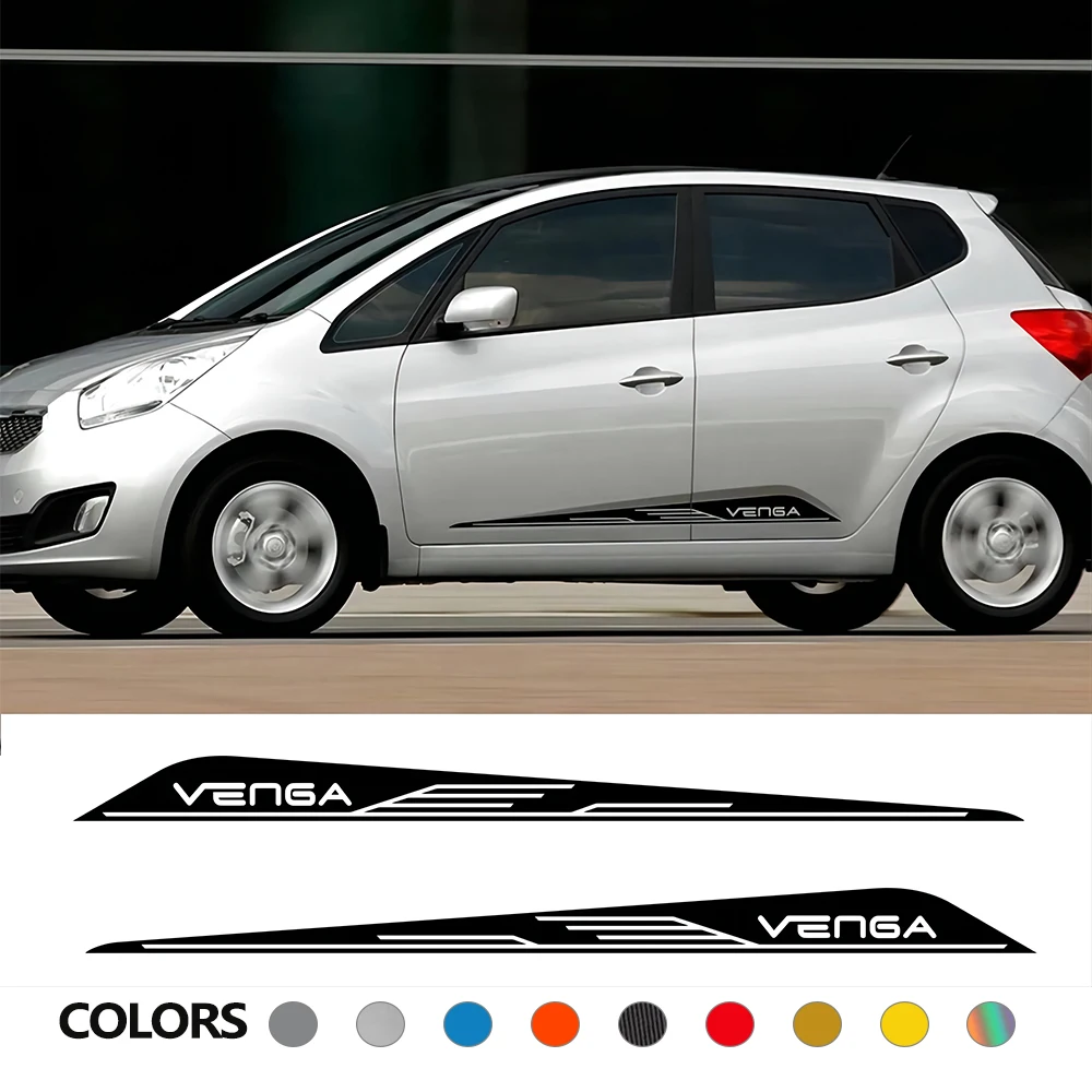 Car-Door-Side-Long-Stripes-Stickers-For-Kia-Venga-YN-Sport-Styling ...