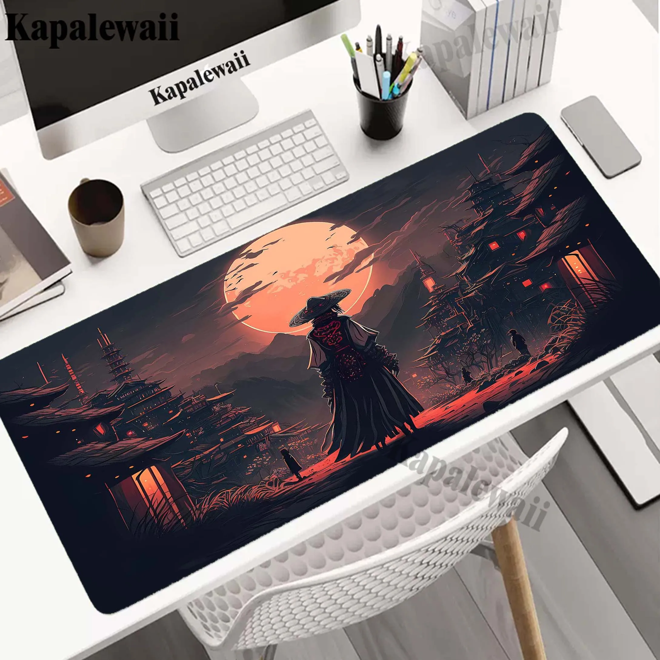 Samurai-japon-s-Oversized-Gaming-Mousepad-Acess-rios-de-Velocidade ...