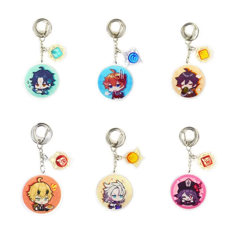 Keychains Genshin Impact Xiao | Anime Genshin Impact Keychain - Cute ...