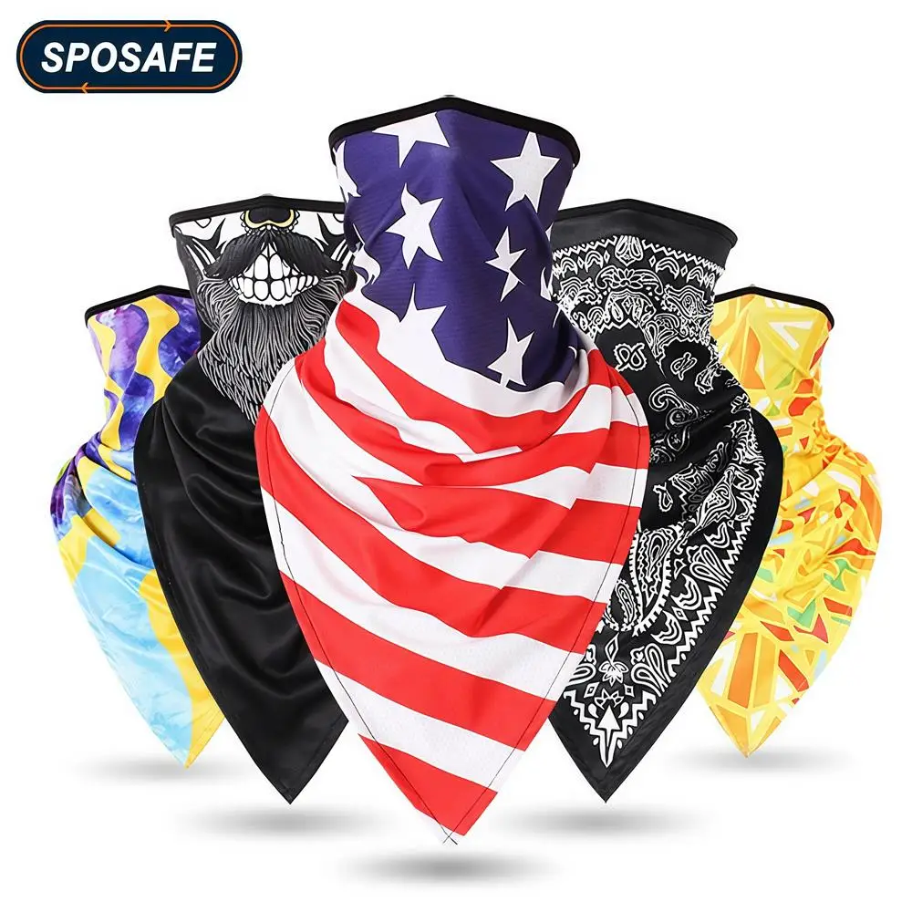 1Pc Summer Ice Silk Cycling Mask Breathable Outdoor Sports Facemask ...