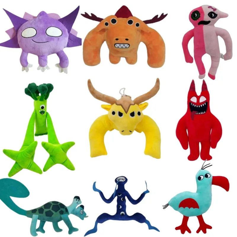 1/6 pces o novo garten de banban brinquedos de pelúcia macio boneca ...