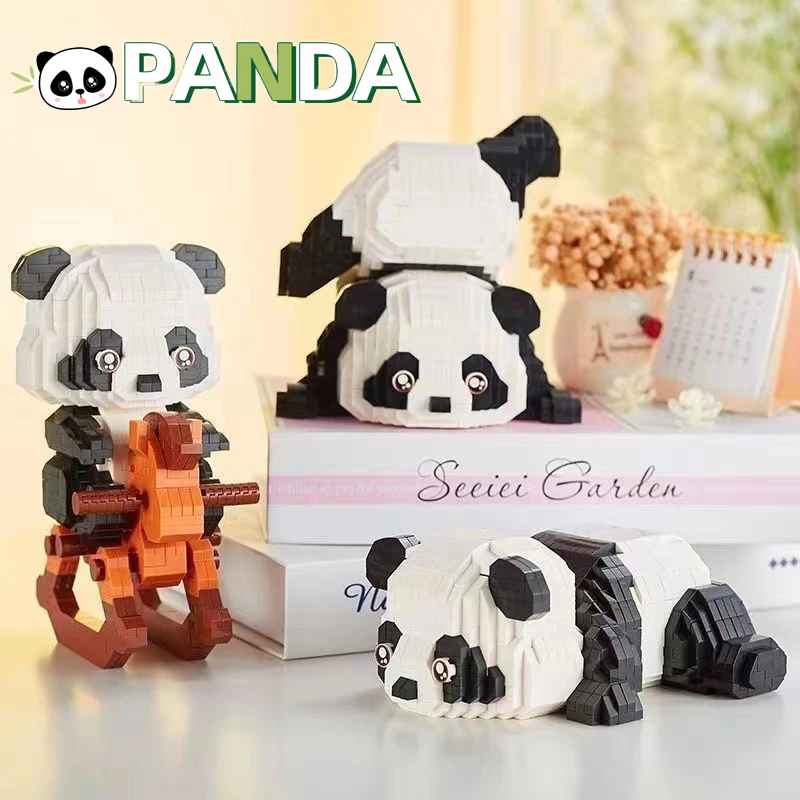 New-Creative-MINI-Chinese-Style-Animal-Panda-Building-Block-MOC ...