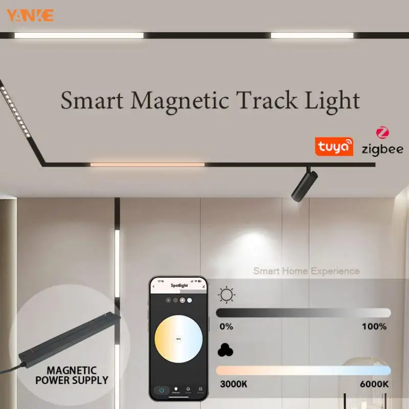 Smart-Magnet-Track-Light-System-Tuya-Zigbee-Dimmable-LED-Spotlight ...