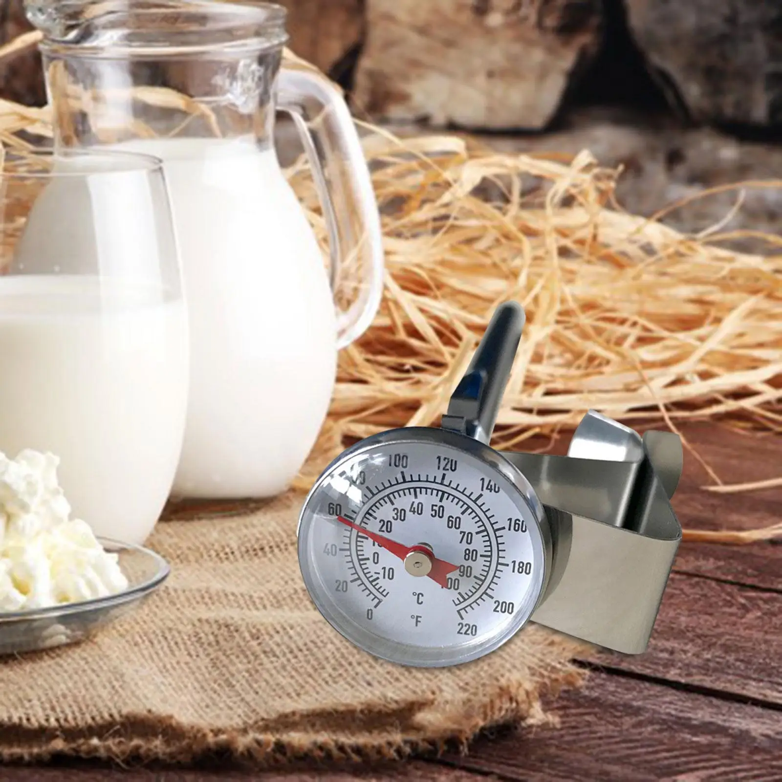 Milk-Thermometer-for-Steaming-Milk-Stainless-Steel-Dial-Thermometer-for ...