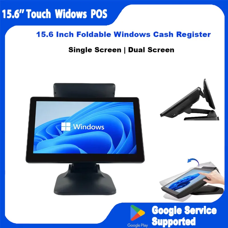 15-6-Inch-Windows-POS-Touch-Screen-Cash-Register-With-I5-Gen4-8G-128G ...