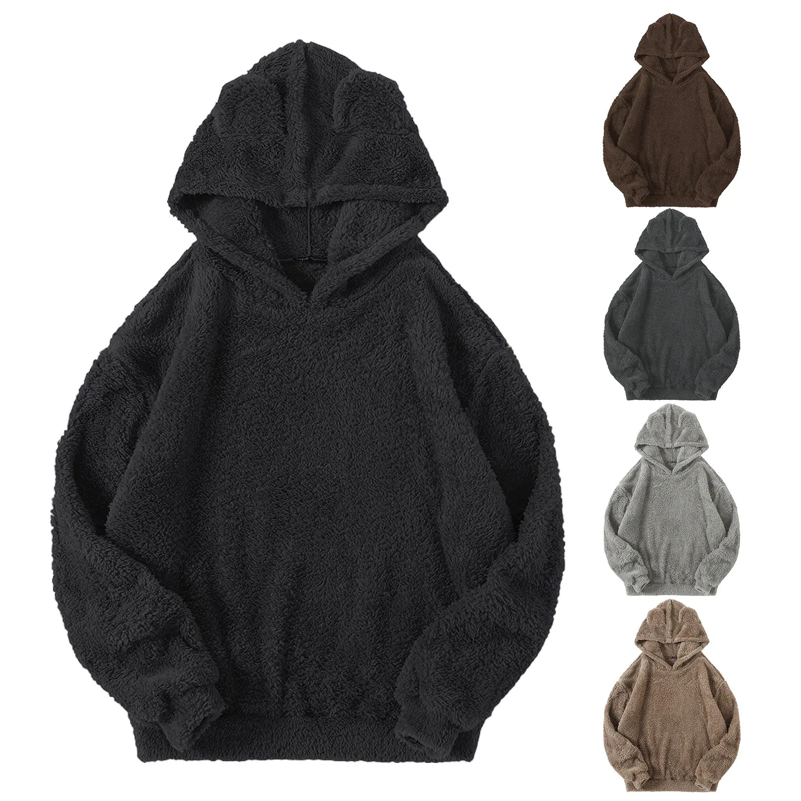 Sudadera-con-capucha-suelta-con-orejas-de-oso-para-hombre-jersey-de ...