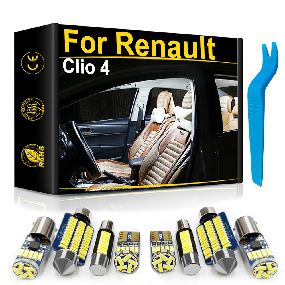 Para renault clio 4 acessórios 2013 2014 2015 2016 2017 2018 interior ...