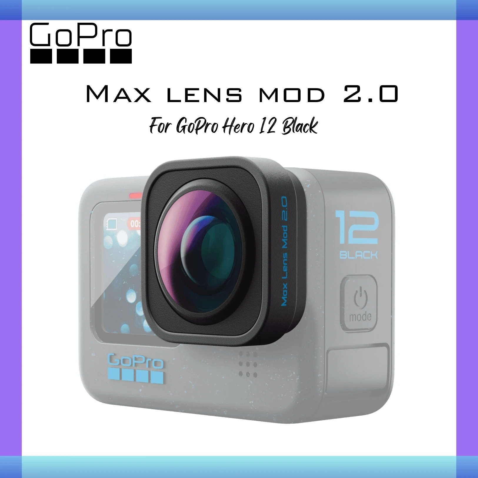 Max-Lens-Mod-2-0-for-GoPro-12-Ultra-Wide-angle-177-4K60-POV ...