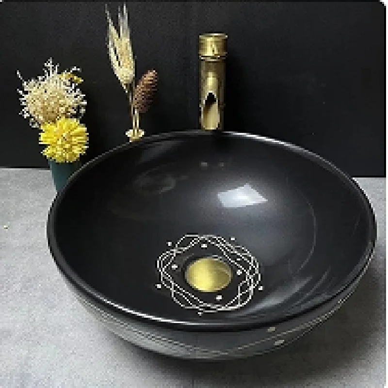 Bowl-Shaped-Washbasin-Bathroom-Sink-Mediterranean-Personalized-Sinks ...