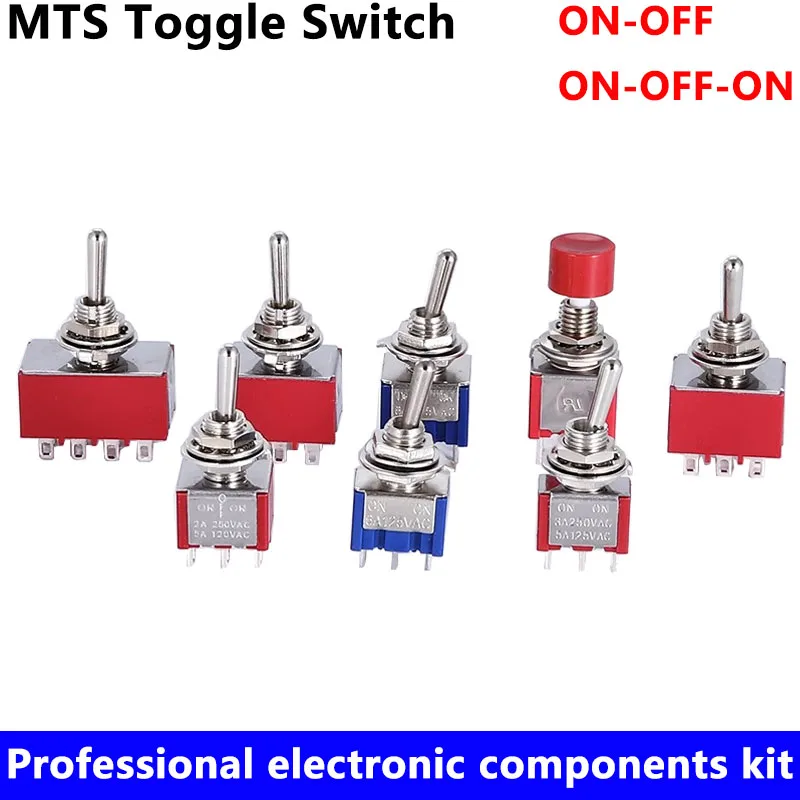 5PCS-SPDT-DPDT-Reset-Latching-Toggle-Switch-125V6A-MTS-302-Mini ...