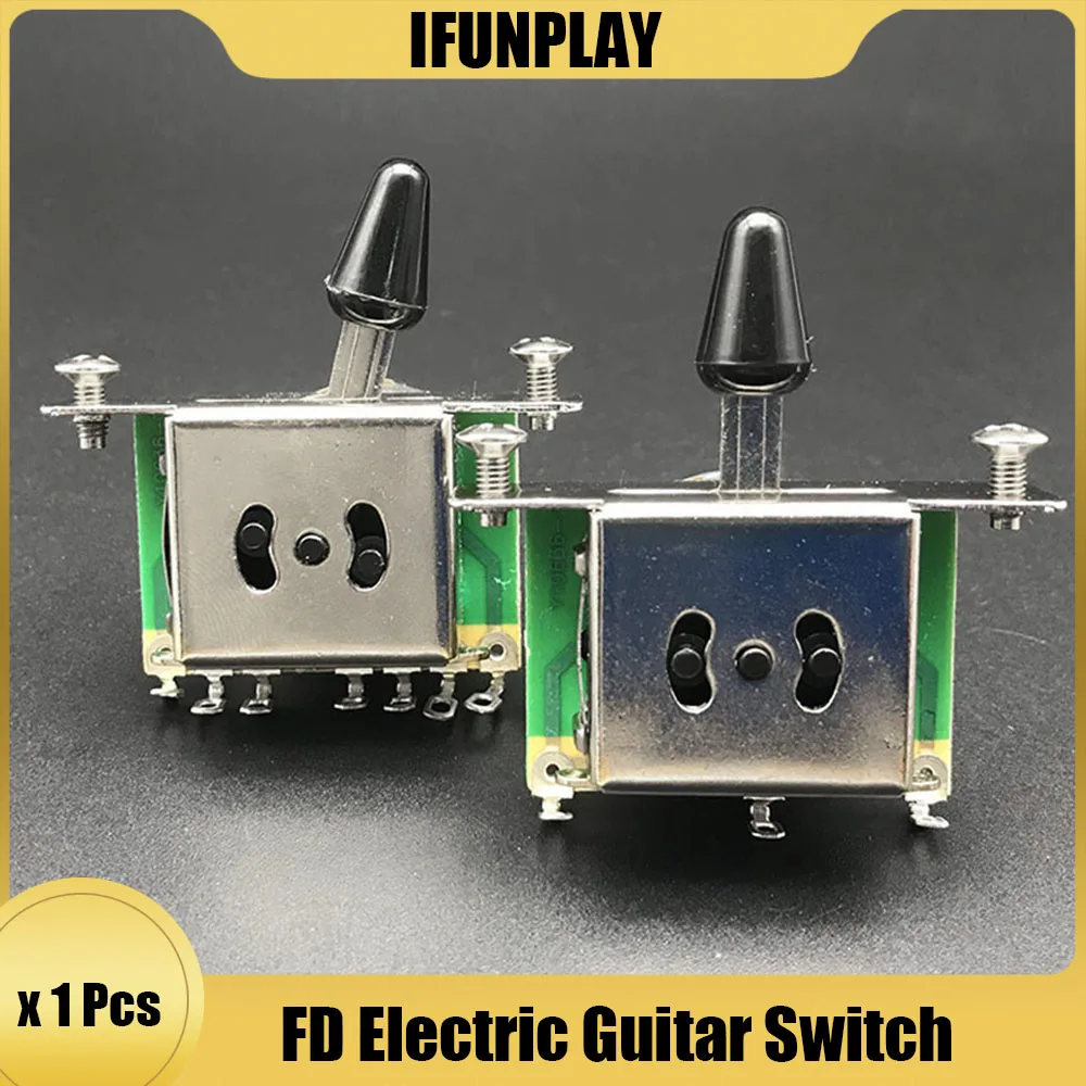 3-5-Way-Guitar-Pickup-Selector-Switch-with-Black-Tip-Cap-for-FD-TL ...