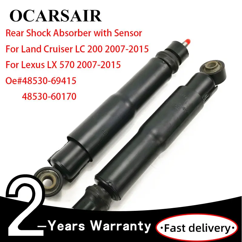 Rear Shock Absorbers with sensor for Toyota Land Cruiser LC 200/Lexus ...