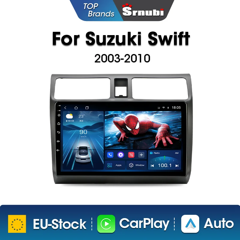 Srnubi-Android-12-Car-Radio-for-Suzuki-Swift-2003-2006-2007-2008-2009 ...
