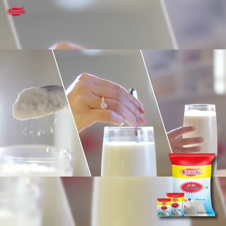 Quench Full Cream Milk Powder 4gm mini pack 24 pcs | Daraz.com.bd