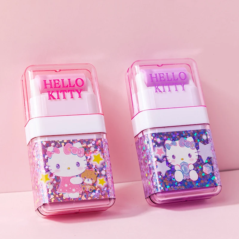 2Pcs/Set Sanrio Hello Kitty Roller Eraser Cute Creative Writing ...