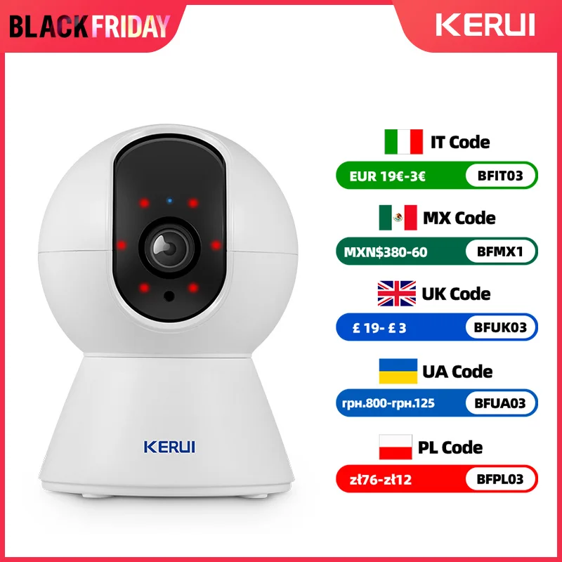 KERUI-5MP-8MP-4K-HD-Tuya-Smart-Mini-WiFi-IP-Camera-Indoor-Wireless ...