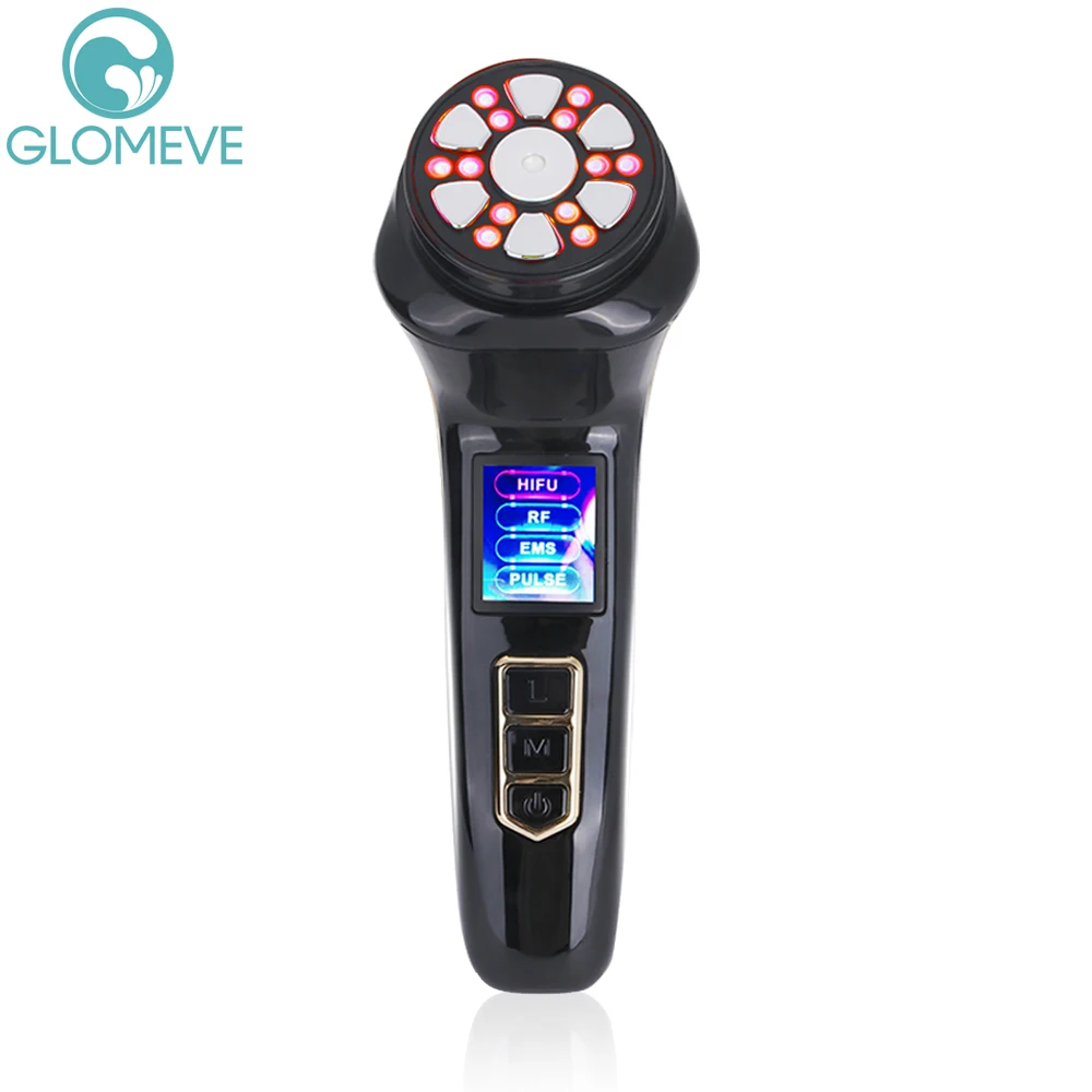 4 in 1 Mini HiFu Ultrasound RF EMS MFIP Pulse Facial Lifting Anti ...